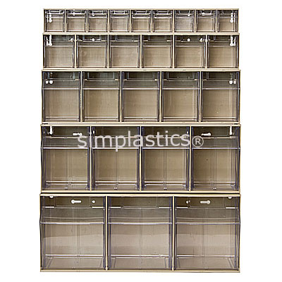 Clear Tip Out Bins | Simplastics® HealthCare